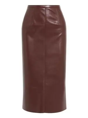 Philosophy Di Lorenzo Serafini Synthetic Midi Skirt - Brown