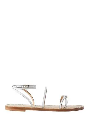 AMANU Constantia Leather Sandals - White