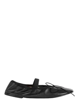Proenza Schouler Glove Leather Mary Jane Flats - Black