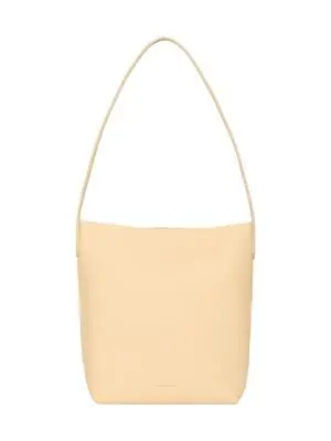 MANSUR GAVRIEL Small Pebbled Leather Cabas Tote - Pastel Yellow