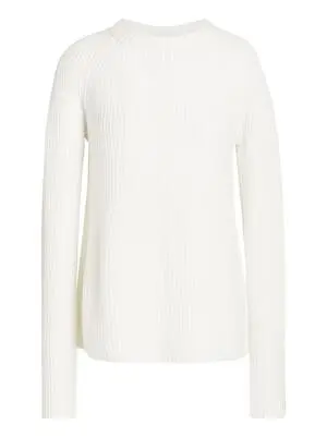 Vince Ribbed Cashmere Sweater - Off-white