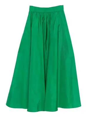 P.a.r.o.s.h A-line Gathered Skirt - Green