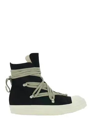 Rick Owens Concordians Megalace High-top Sneakers - Black