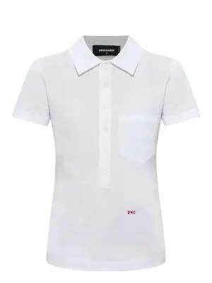 Dsquared2 Pocket Polo Shirt - White