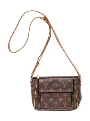 LOUIS VUITTON Viva Cite Logo Shoulder Bag - Brown