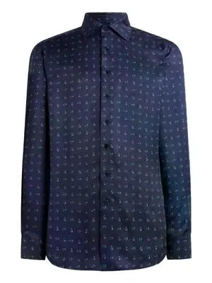 Etro Paisley-print Shirt - Blue