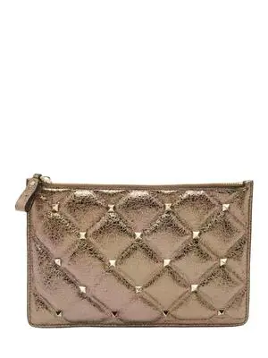 Valentino Garavani Rockstud Clutch Bag - Metallic