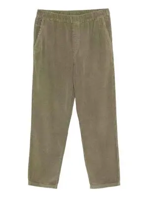 American Vintage Elasticated Corduroy Trousers - Green