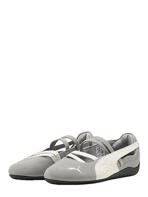 Pink Puma Speedcat Suede Ballet Flats Beige