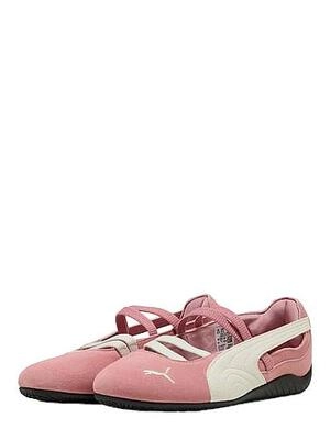 Pink Puma Speedcat Suede Ballet Flats - Pink