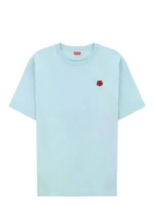 Kenzo Flower-patch T-shirt - Blue