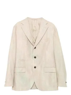 Eleventy Pinstripe Blazer - Neutrals