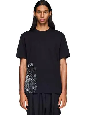 Adidas Y-3 Gfx Short Sleeve Tee - Black