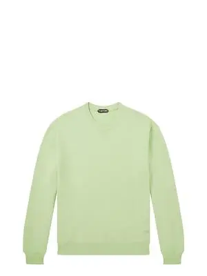 TOM FORD Cotton-jersey Sweatshirt - Green