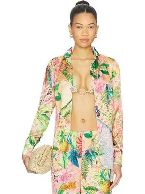 LULI FAMA Printed Blouse