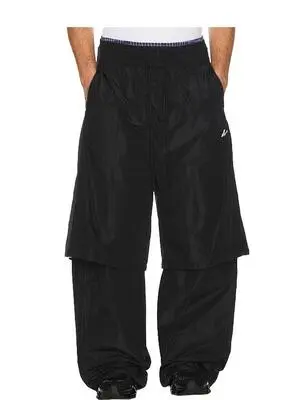 We11Done Triple Layered Track Pants - Black