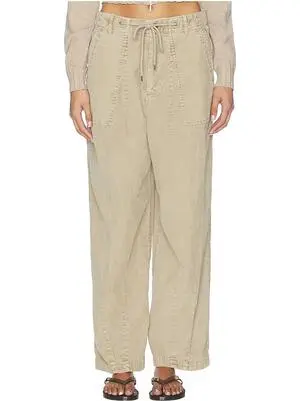 JAMES PERSE Fine Wale Stretch Cord Pant - Overcast
