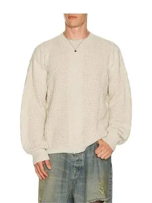ALLSAINTS Tenter Crew Sweater - Ecru White