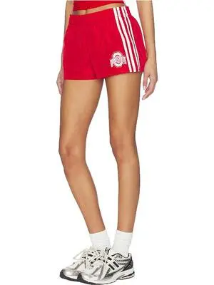 HYPE AND VICE Ohio State University The Track Star Shorts - Red