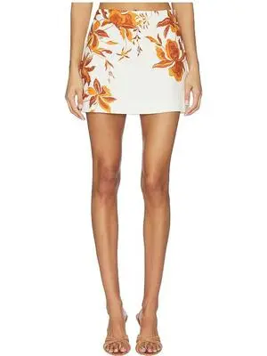 Hemant & Nandita Mini Skirt - Ivory