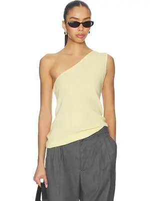LISA YANG Sorea One-shoulder Top - Limone