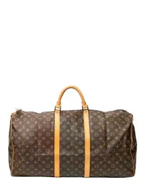 LOUIS VUITTON 1985 Keepall 60 Luggage - Brown