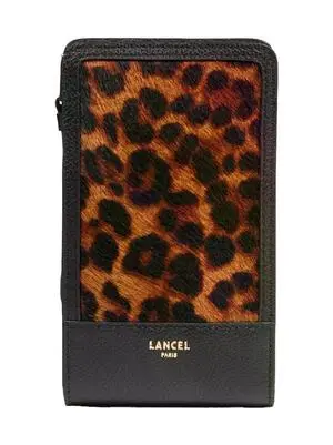 LANCEL Leopard-print Bag - Black
