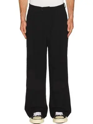 STORY MFG. Patchwork Fenn Trousers - Black Scarecrow