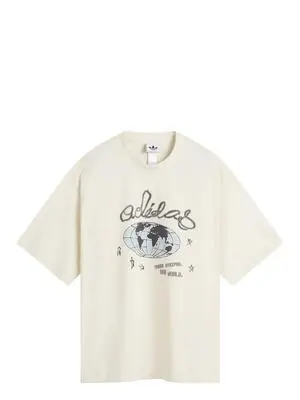 Adidas Illust Gfx T-shirt - Cream White