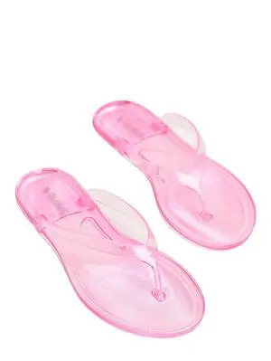 CELANDINE Jelly Flip Flops Pink