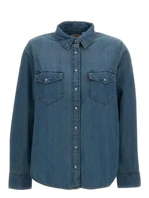 LEVI'S Levi Strauss & Co. Iconic Western Shirt Blu