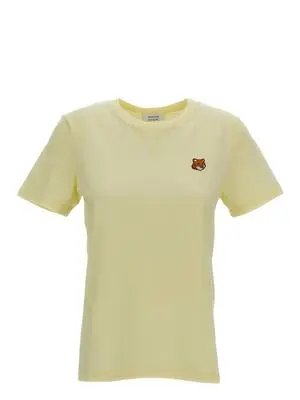 Maison Kitsuné Fox Head T-shirt - Yellow