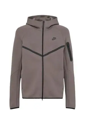 Nike Tech Fleece Windrunner Full-zip Hoodie - Cave Stone/black