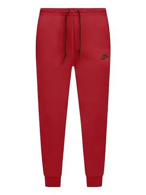 Nike Tech Fleece Jogger Pants - Gym Red/black