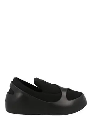 FERRAGAMO Lunar Paneled Slip-on Sneakers - Black