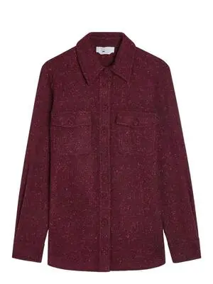Gabriela Hearst John Austin Shirt - Red