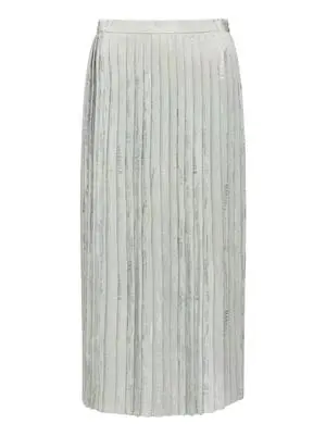 MAISON MARGIELA Pleated Straight Skirt - Grey