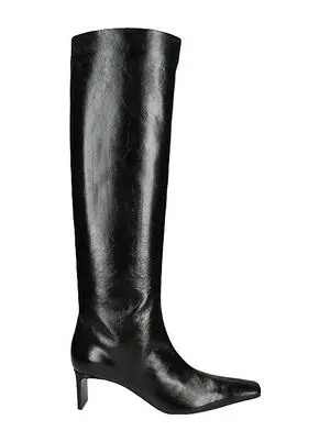Khaite Ona Knee-high Leather Boots - Black