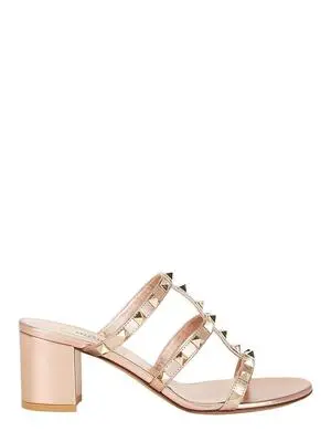 Valentino Garavani Rockstud 60 Mule - Rose Cannelle