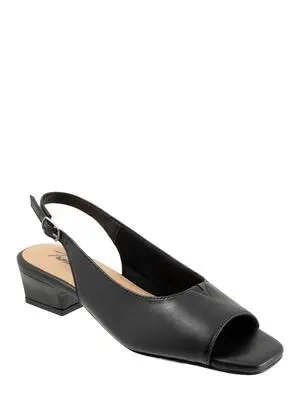 Trotters Dawn Slingback Sandal - Black