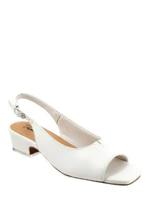 Trotters Dawn Slingback Sandal - White