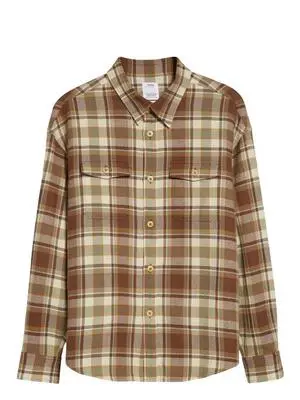 Visvim Lumber Check Flannel Button-up Shirt - Brown