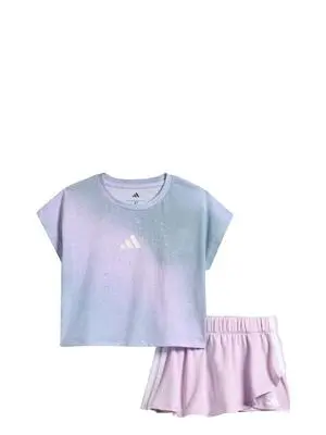 Adidas Ombré Top & Skort Set - Crystal Sky