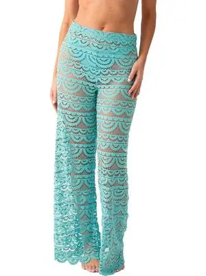 PQ High-waist Lace Cover-up Pants - Kai