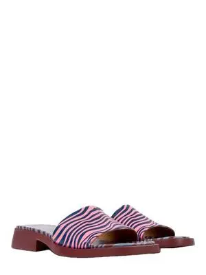 Camper Leather Slide Sandal - Black - Assorted
