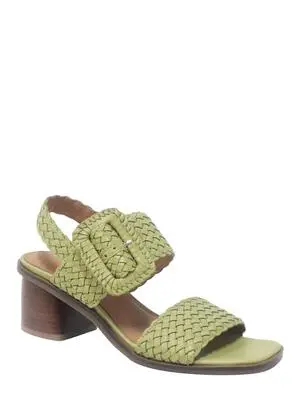 Gentle Souls Slingback Sandal - Khaki Leather