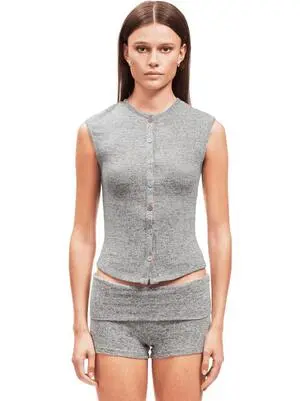 OW Rue Knit Vest - Grey