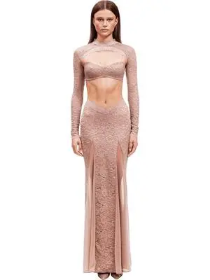 OW Naia 3-piece Maxi Dress Set - Light Pink