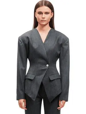OW LANI Pinstripe Blazer