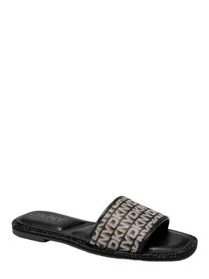 Dkny Badin Slide Sandal - Black/saddle